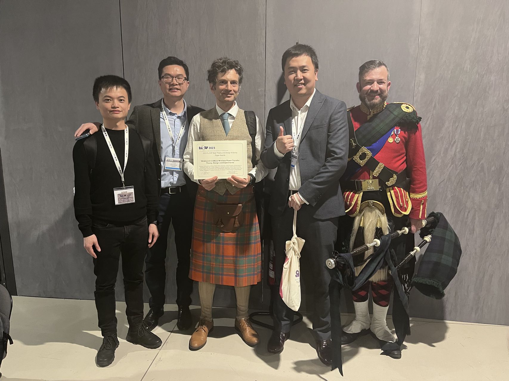 Best Paper Award in EuCAP 2023 – Microwaves & Antenna Engineering Group